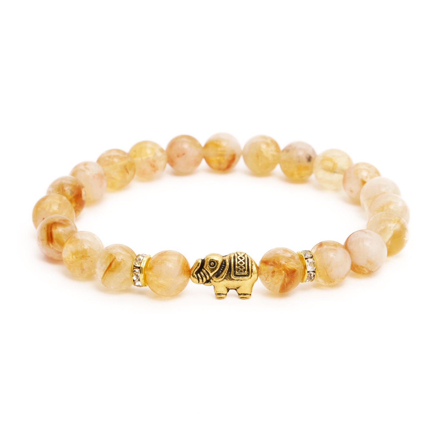 Citrine Elephant Pearl Bracelet | BERGERLIN